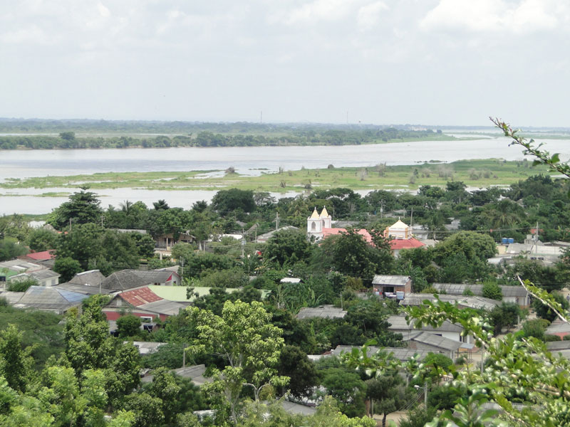Pedraza (Magdalena), se ve muy bien desde lejos.